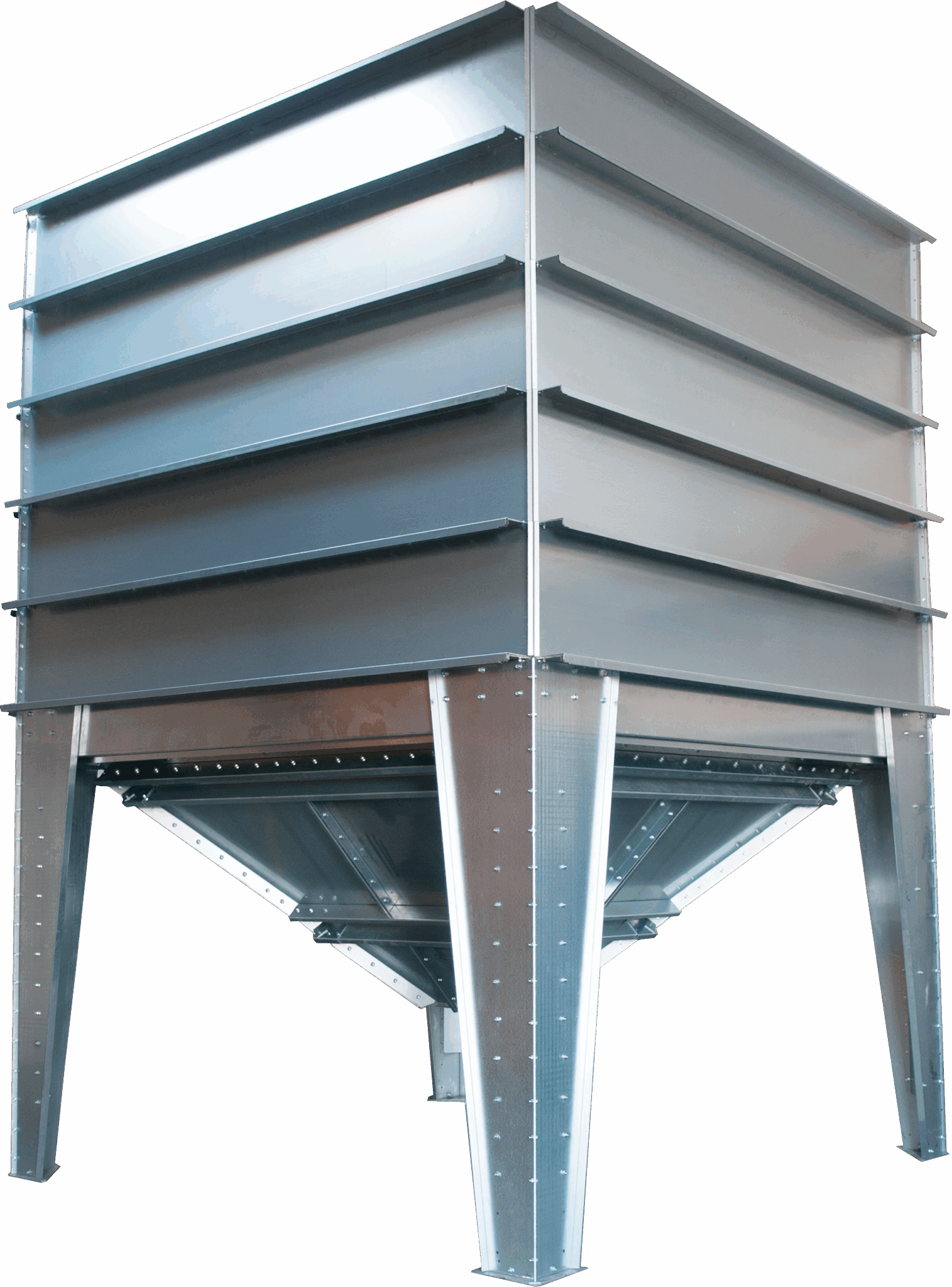 Fyrkantig Modulsilo Clean >67 m³ – MAFA industri