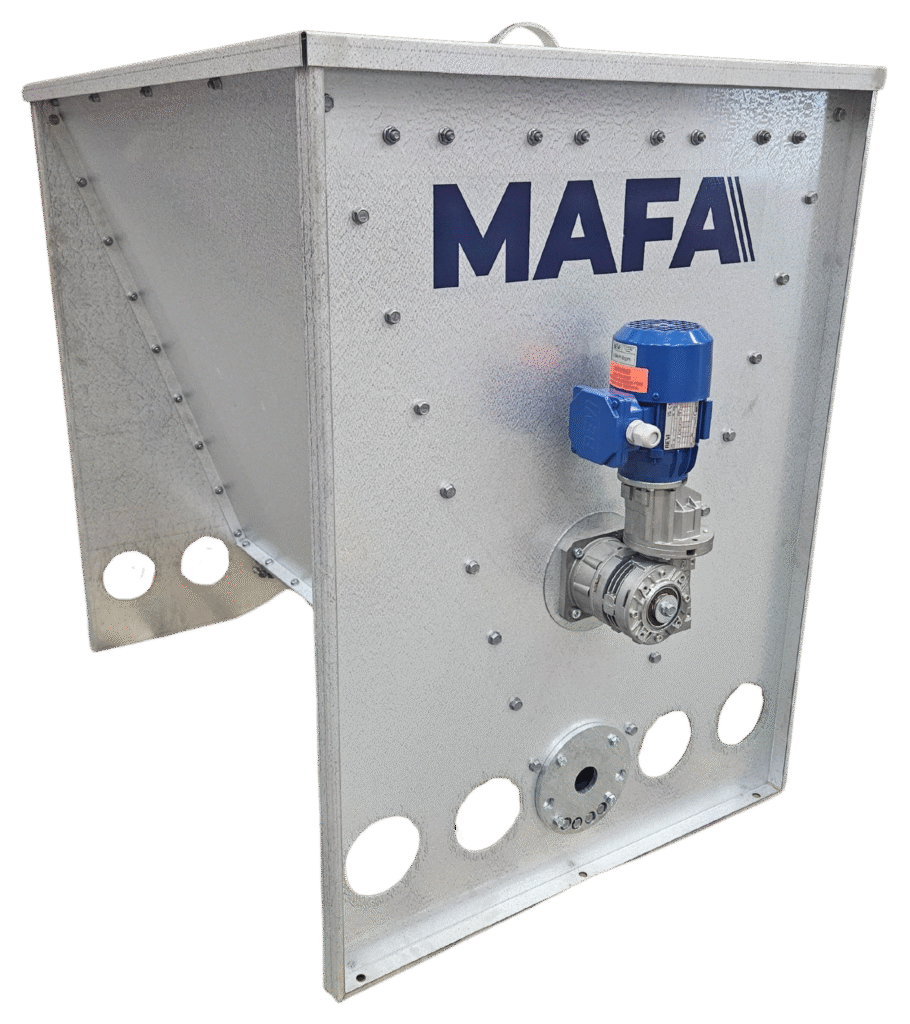 Mineralpåslag 380 liter med Lock & Omrörare - MAFA Lantbruk